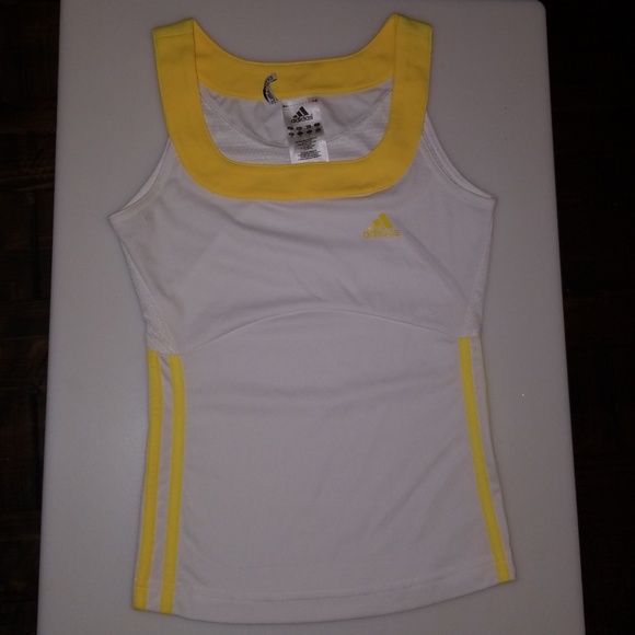 adidas | Tops | Adidas White Workout Top Xs | Poshmark